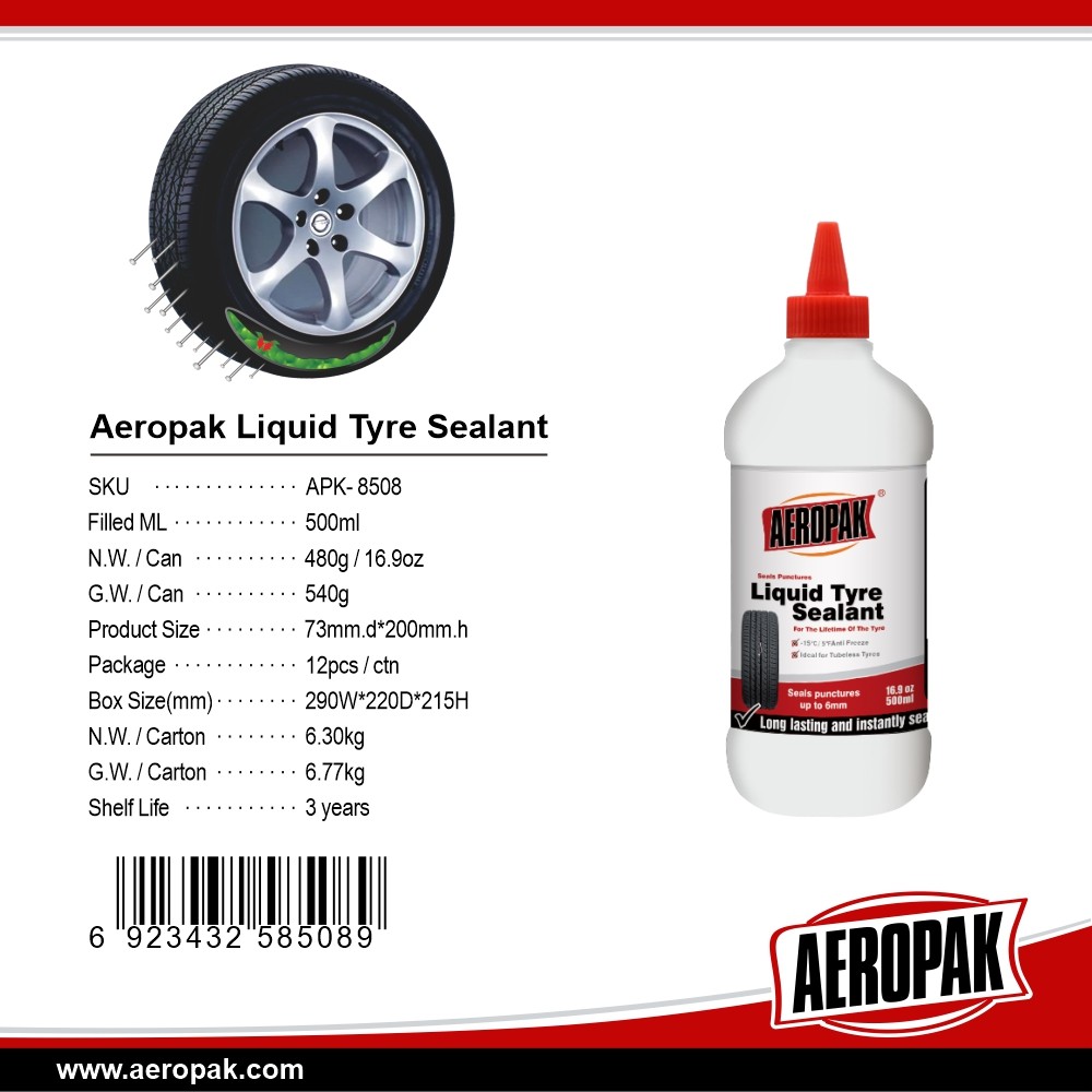 Aeropak tyre sealant store